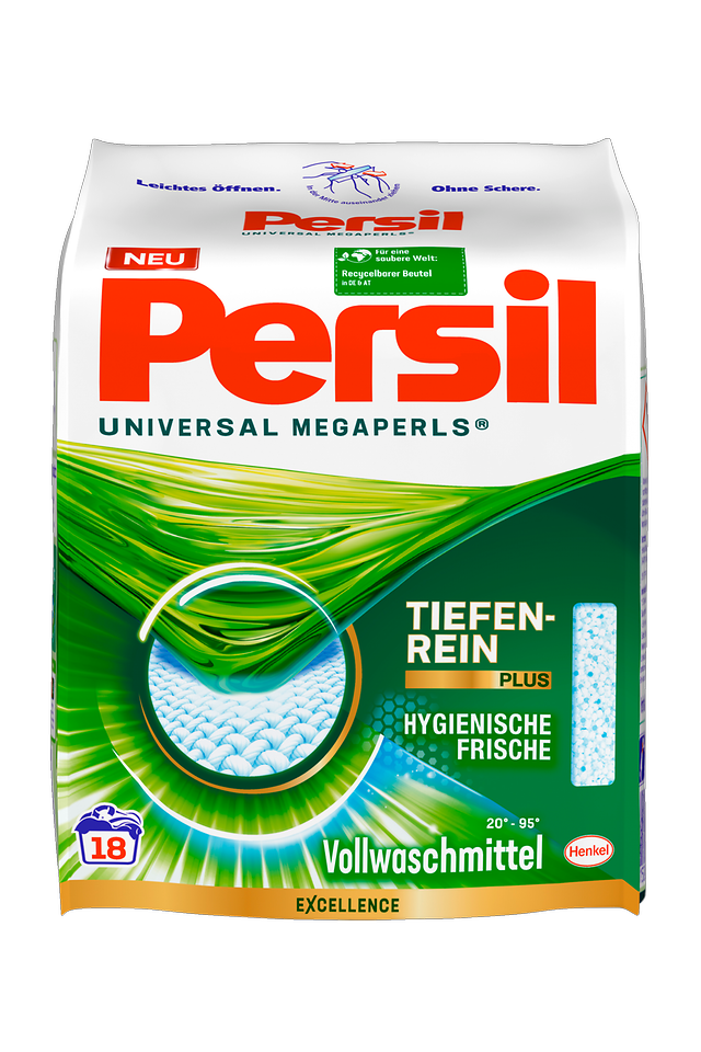 Persil mit innovativer Tiefenrein-PLUS Technologie