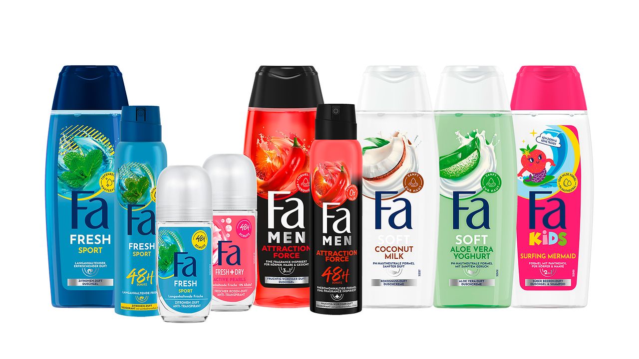 Eine neue Welle voller Frische und Duft: Entdecke den Fa Marken-Relaunch
